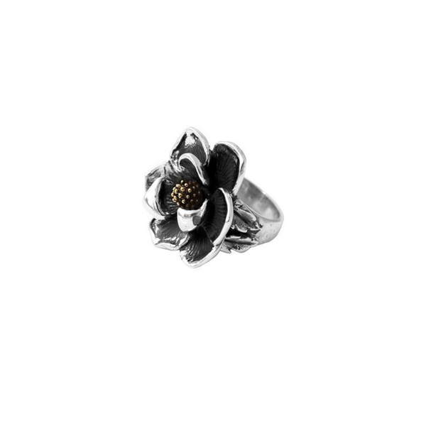 King Baby Magnolia Flower Ring